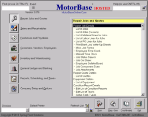 MotorBase | Industrial ERP System | Spring Point Solutions